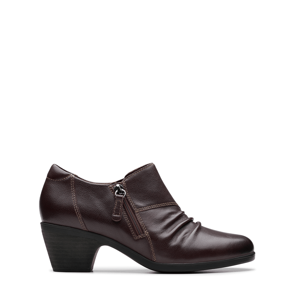 Clarks Emily2 Braley Leather Ankle Boot – Women's Workwear Comfort ...