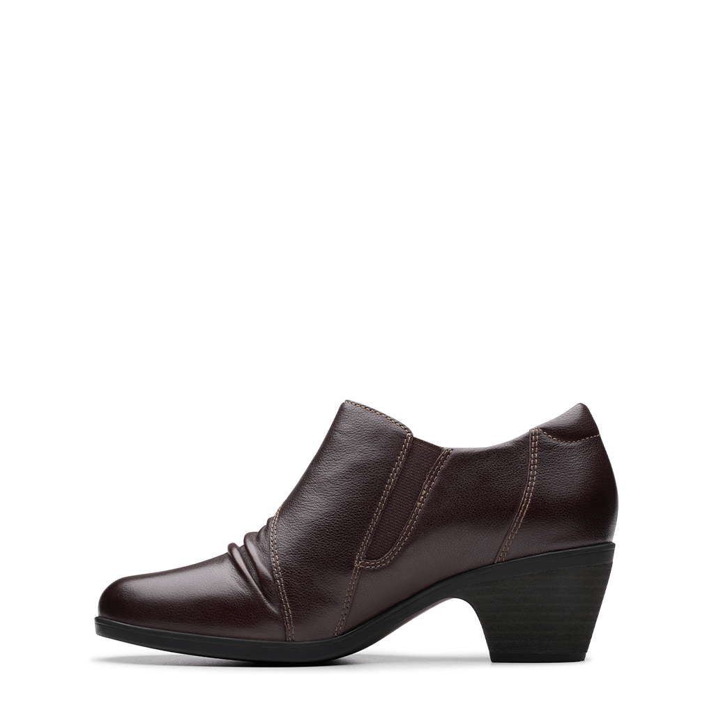 Clarks Emily2 Braley Leather Ankle Boot – Women's Workwear Comfort ...