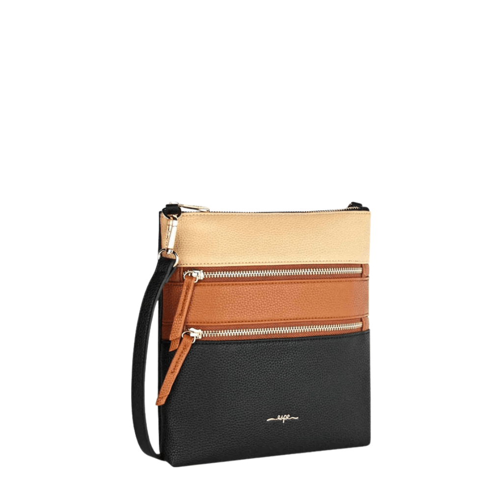 Espe Jenn Triple-Tone Handbag – Women’s Vegan Leather Crossbody Purse ...